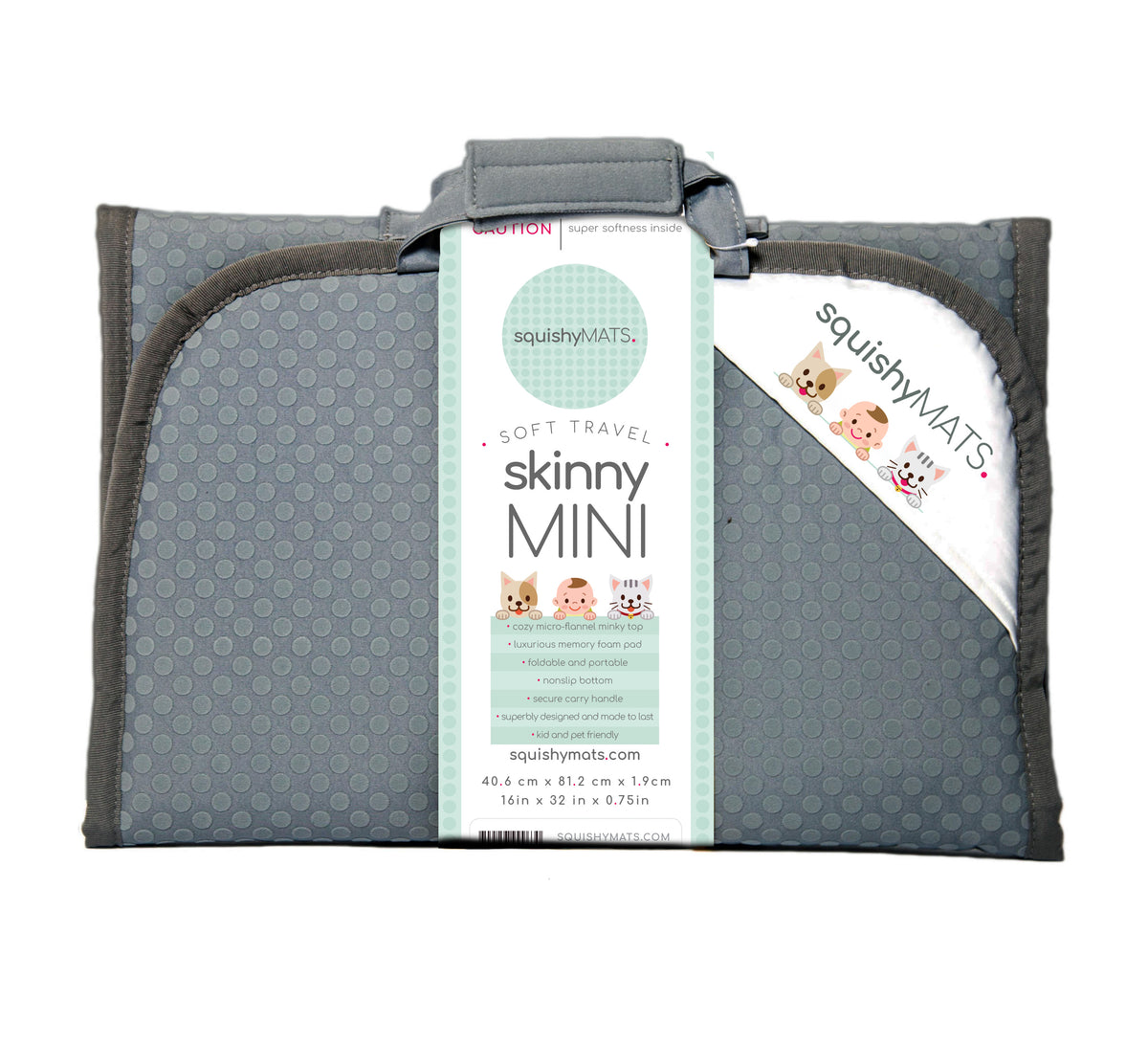Squishy Mats ― Newborn Baby Mat - Portable Changing Pad, Baby Play Pad